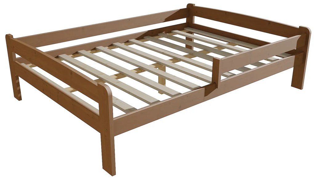 Vomaks Dětská postel se zábranou VMK009C KIDS Rozměr: 100 x 200 cm, Barva: barva růžová