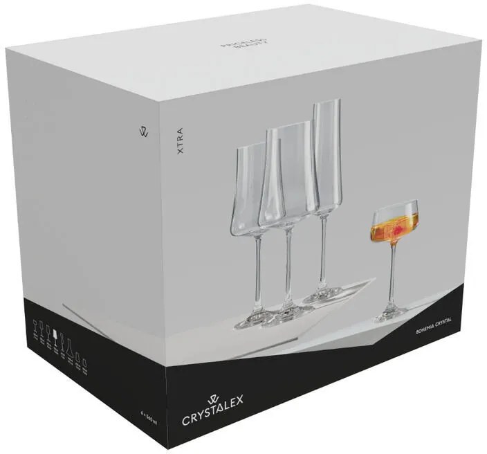 Crystalex sklenice na víno XTRA 460 ml 6 ks