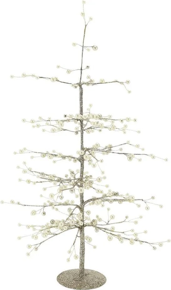 Vánoční dekorační stromek s perličkami Glaze Forest - 62 cm