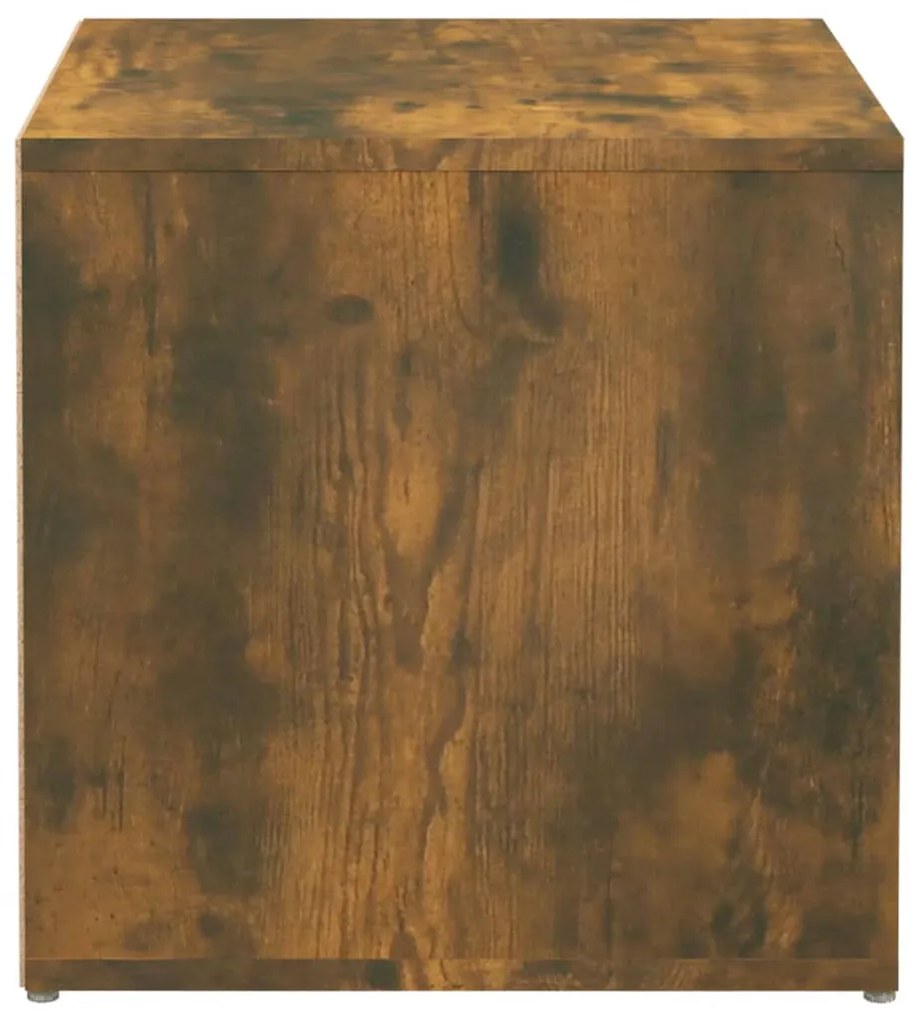 Úložný box se zásuvkou kouřový dub 40,5 x 40 x 40 cm kompozit - Default Title