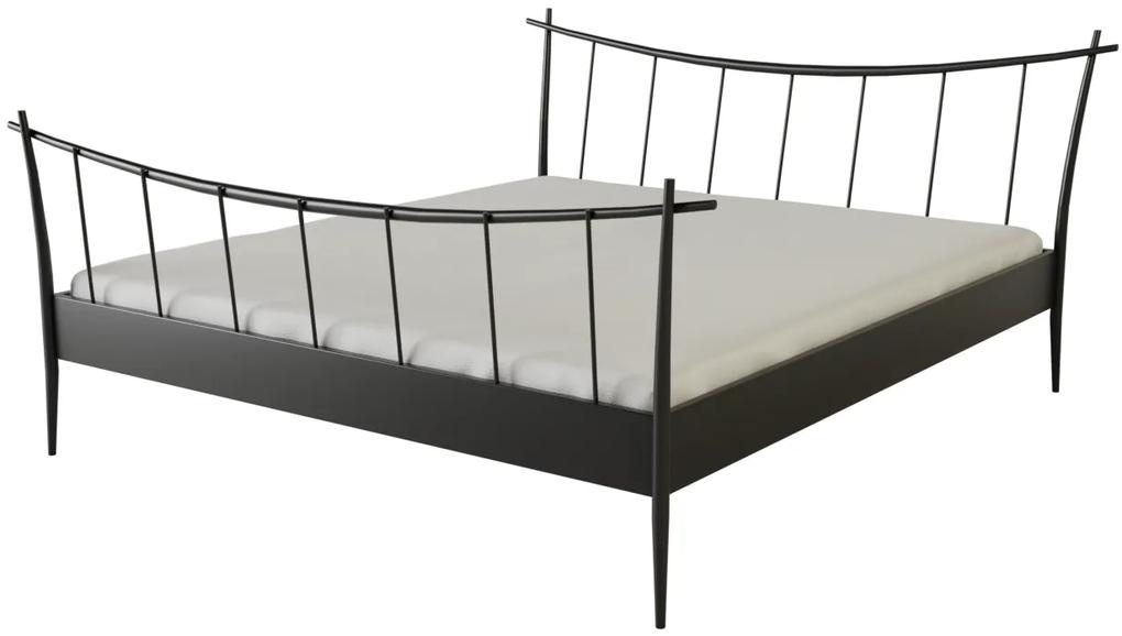 Nábytek ATIKA s.r.o. Kovová postel JOLLY Povrchová úprava: stříbrná RAL 9006, Rozměr: 160 x 200 cm