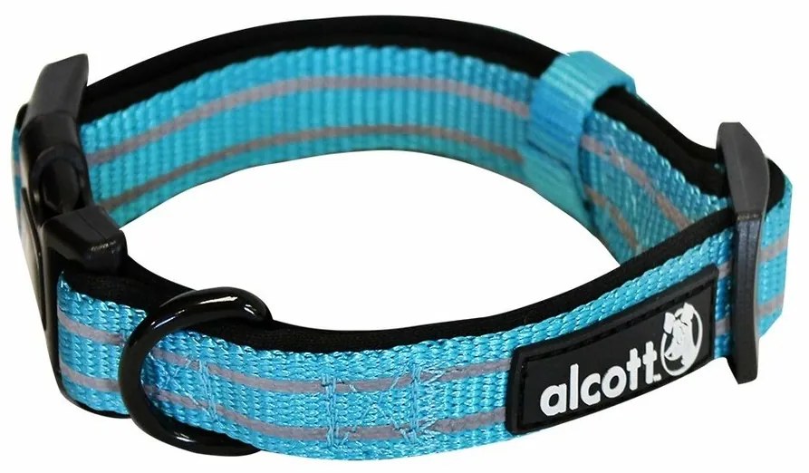 Alcott Reflexní obojek pro psy Adventure velikost M, modrá