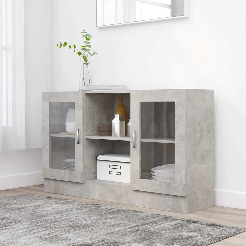 vidaXL Příborník 120 x 30,5 x 70 cm kompozitní dřevo [862522] Barva: Černý dub