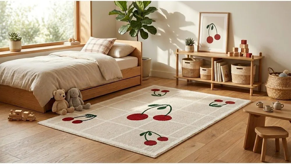 Béžový koberec 120x170 cm Cherry – ESTE