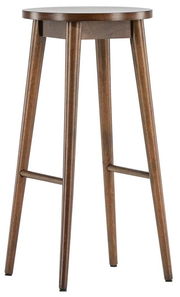 Barová židle Mollösand, 2ks, hnědá, 36x36x75