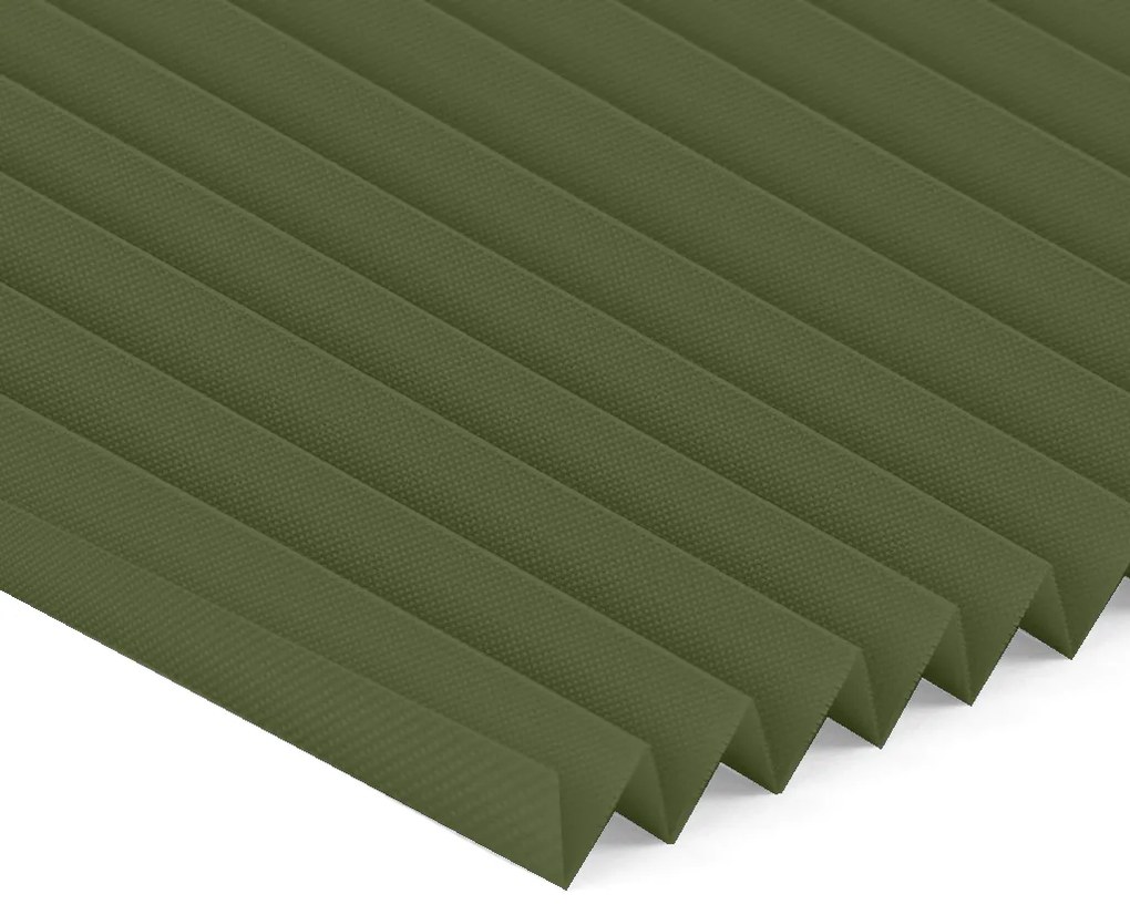 FOA Plisé roleta, Stínicí, Tmavě zelená, P 10795 , 30 x 80 cm