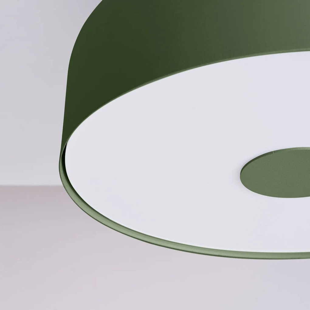 Sollux Lighting Stropní svítidlo OMIQ olivově zelené