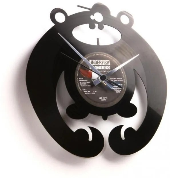 Designové nástěnné hodiny Discoclock 037 King of the bongo 30cm