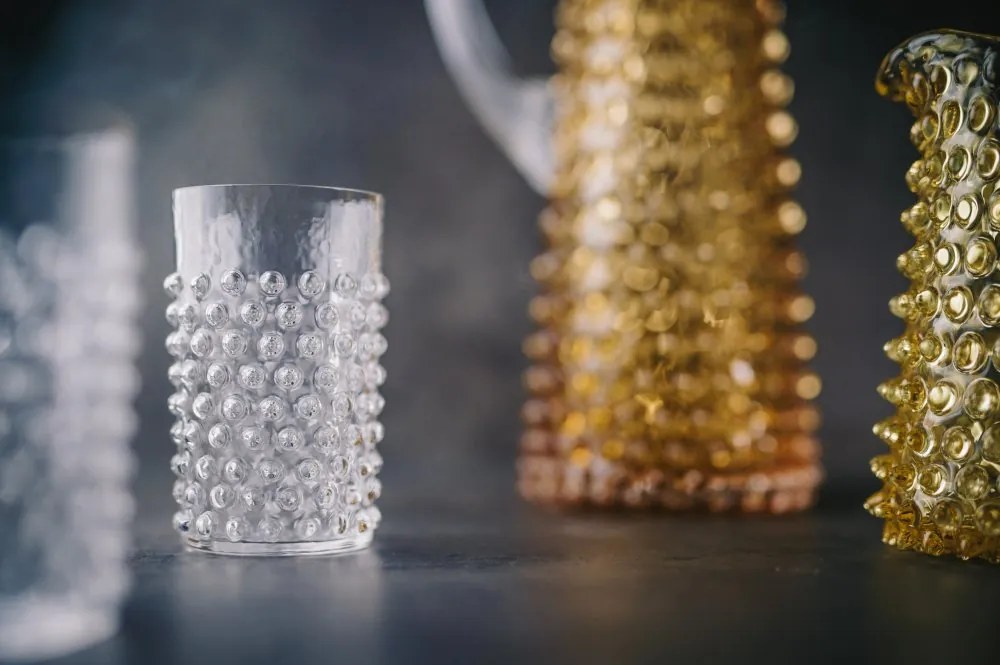 Sklenice, Jílek Glassworks, HOBNAIL, Křišťál, 250 ml, 6 ks