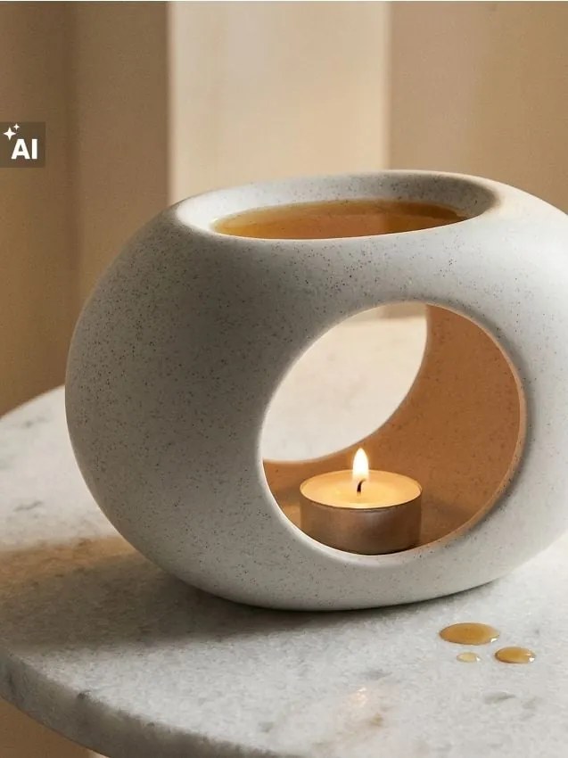 Sinsay - Keramická aroma lampa - bílá