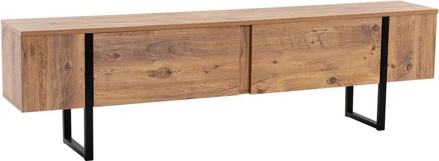 TV stolek v dekoru borovice v přírodní barvě 180x50x29,5 cm Serenity – Kalune Design