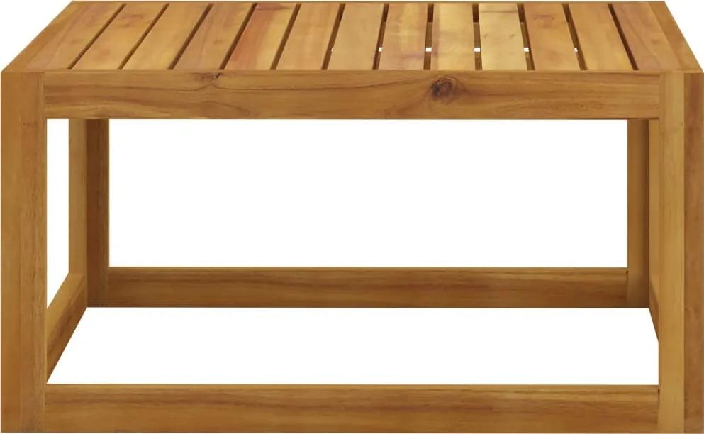vidaXL Konferenční stolek 68 x 68 x 29 cm masivní akáciové dřevo [311866] Barva: krémová