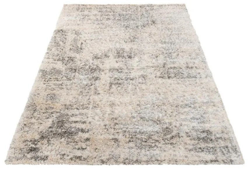 Kusový koberec shaggy Defne šedý 120x170cm