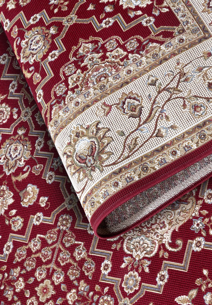 Villeroy & Boch Kusový koberec 106057 Red, Cream – na ven i na doma, 120x180, červená, chodba / předsíň