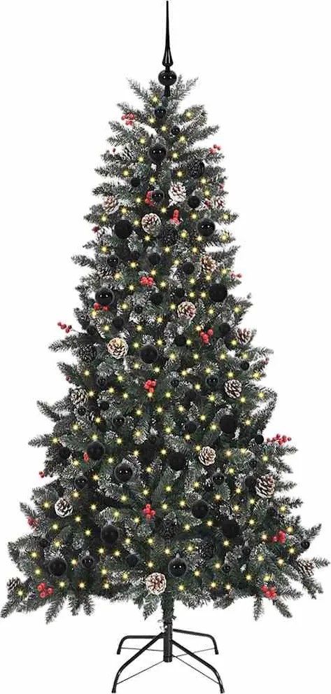 Umělý vánoční stromeček Zelená 210 cm PVC, plast a ocel 3395893