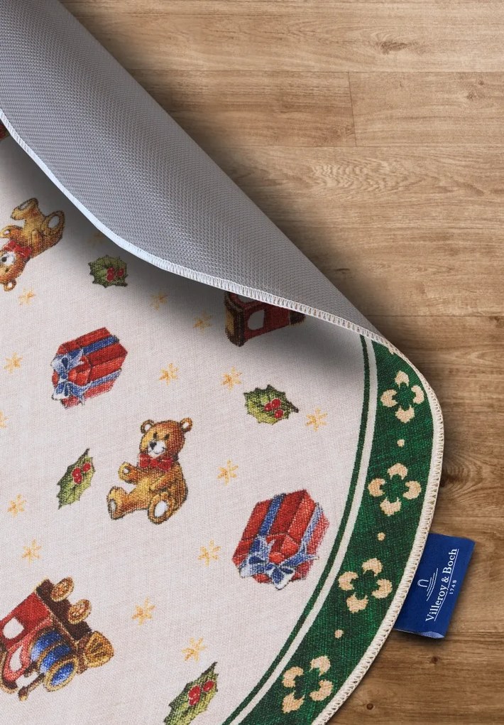 Villeroy & Boch Kusový koberec Toy's delight s potiskem 106193 Green, Multicolor kruh, 150x150 (průměr) kruh, zelená, obývací pokoj