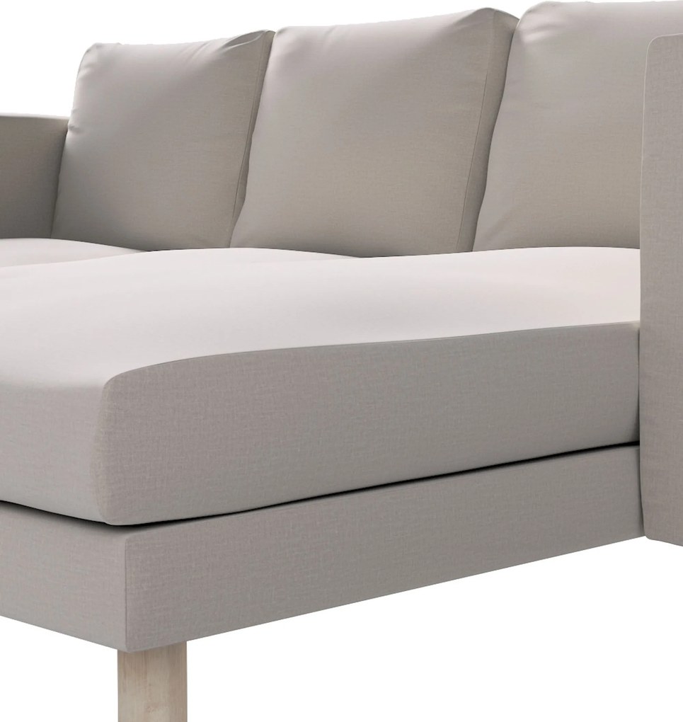 Potah na pohovku IKEA Norsborg 3-místná se šezlongem barva béžová látka sametová