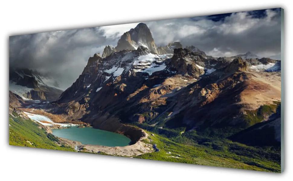 akrylový obraz Hora Záliv Krajina 125x50 cm