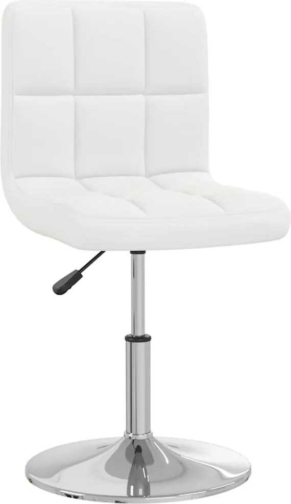 Jídelní židle 4 ks bílé umělá kůže 334189