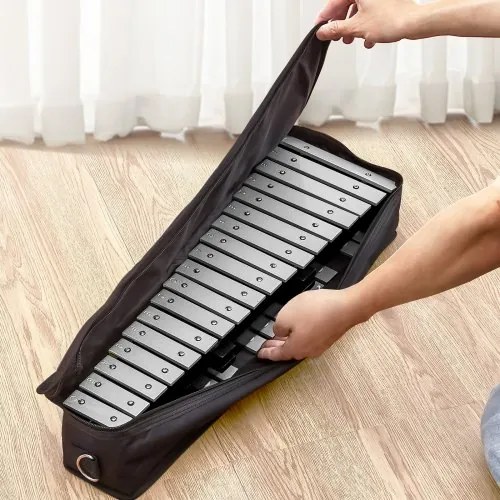 30 Note Glockenspiel xylofonový zvonek s paličkami, bicími tyčemi a taškou