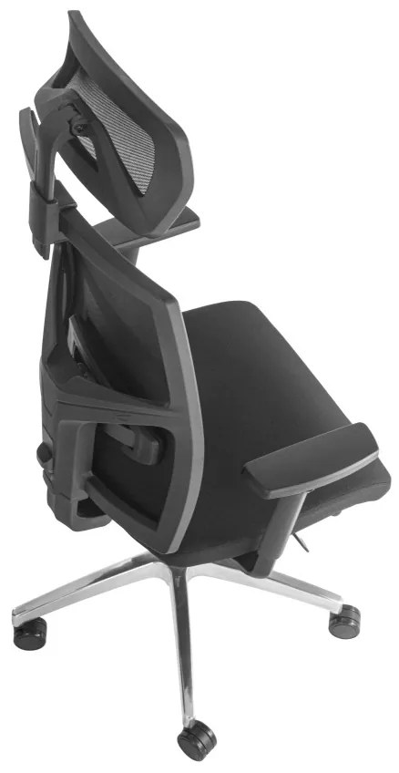 ALBA Ergonomická kancelářská židle DESALUTE - černá síťovina / nosnost 150 kg