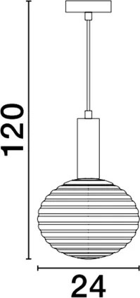 Závěsné svítidlo NOVA LUCE ALLEN Ε27 9028844 bez žárovky