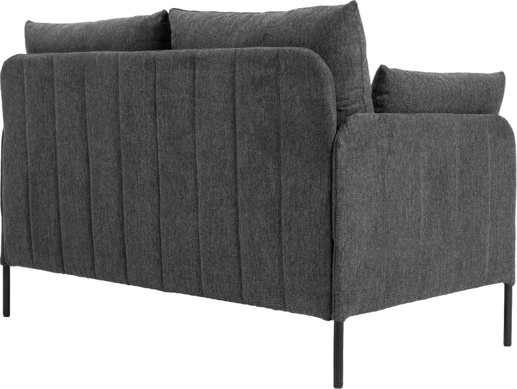 Ziden Couch 2 Sitzer látka – černá