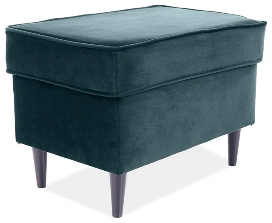 Taburet Ron Velvet, zelená