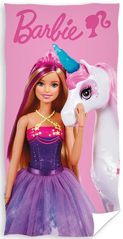 Dětská osuška Barbie a Kouzelný Jednorožec