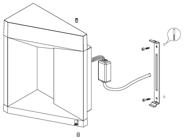Eglo 98748 - LED Venkovní nástěnné svítidlo NEMBRO LED/10W/230V IP54