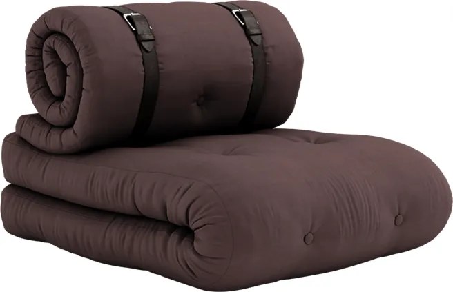Karup Design Futonové křeslo BUCKLE-UP - 715 Hnědá