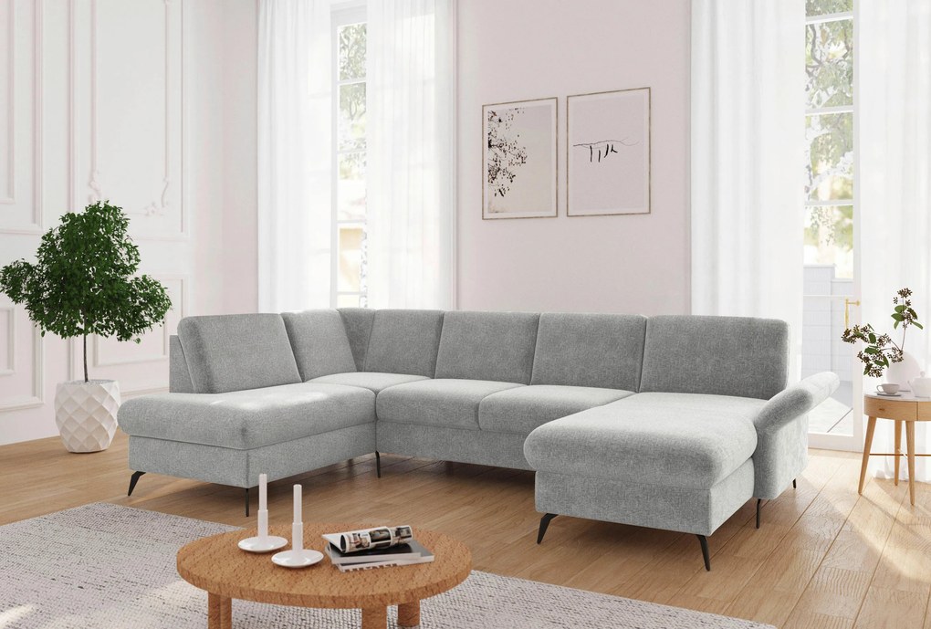 XXXLutz SEDACÍ SOUPRAVA, textil, světle šedá Sit & More - Sedací soupravy - 00014401619G