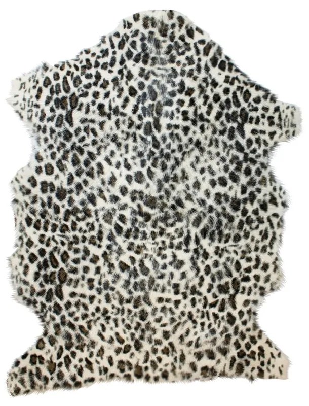 Koberec kozí kůže leopard hnědý (capra aegagrus hircus) - 60*90*2cm