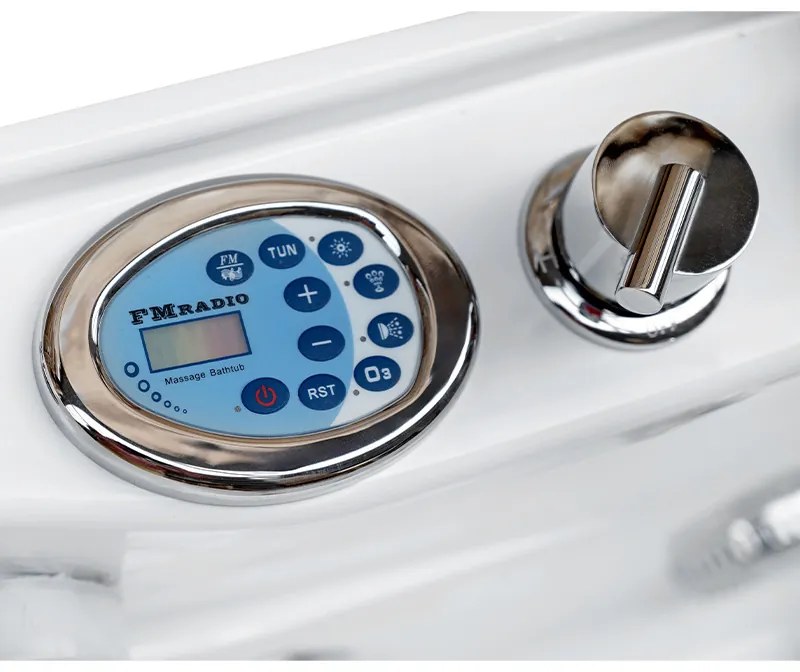 BPS-koupelny Hydromasážní vana HYD-LE796R 140x80 PRAVÁ bez ohřevu vody