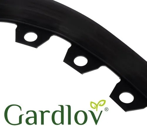 Zahradní plastový obrubník 60mm, 10m s kolíky Gardlov 24562