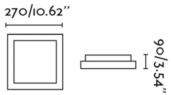 FARO 62983 - Koupelnové stropní svítidlo TOLA 1 1xE27/20W/230V IP44