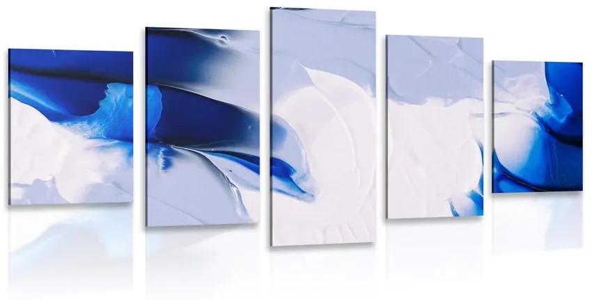 5-dílný obraz umělecká malba tří barev Varianta: 100x50