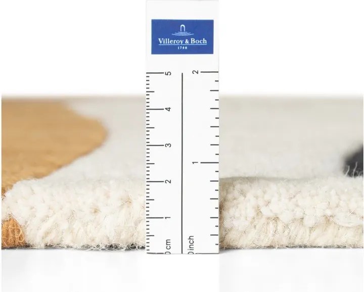 Koňakově hnědý vlněný kulatý koberec ø 200 cm Ruvia – Villeroy&Boch