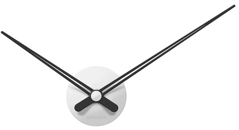 KARLSSON Nástěnné hodiny LBT mini Sharp – bílé ∅ 44 cm