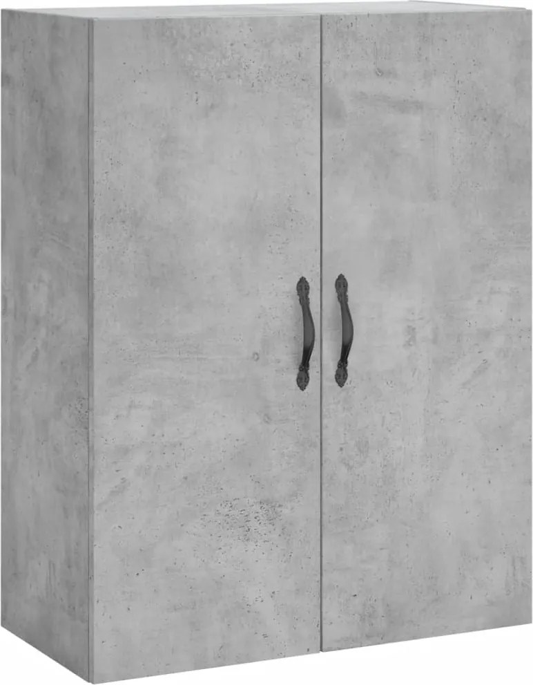 Skříň highboard betonově šedá 69,5x34x180 cm kompozitní dřevo 3198093