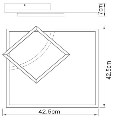 Globo 67245-40 - LED Přisazený lustr TINY LED/40W/230V