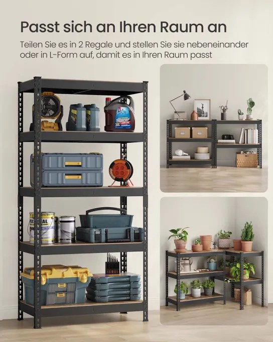 Regál 90x45x180 cm GLR450B11