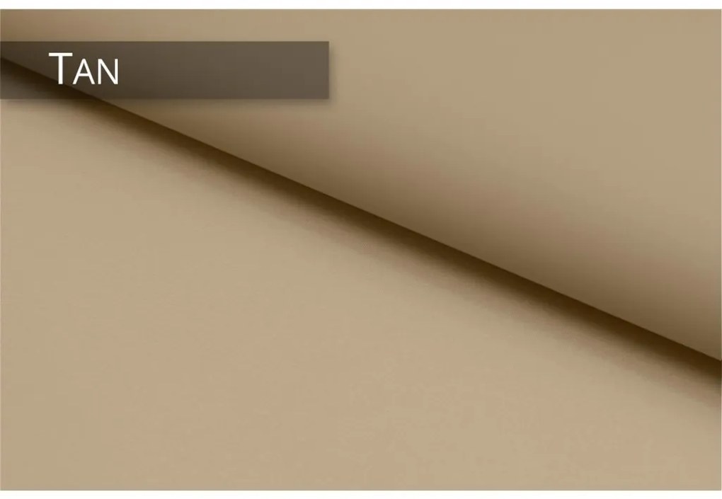 Dekodum Zatemňovací roleta v bílé kazetě, barva látky Tan Šířka (cm): 87, Výška (cm): Standardní (do 150 cm), Strana mechanismu: Práva