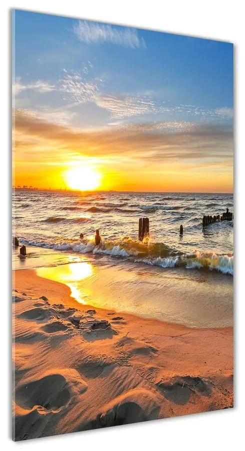 Wallmuralia Foto obraz akrylový Západ slunce moře 60x120 cm
