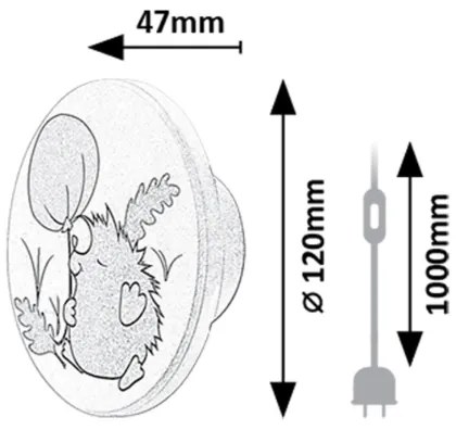 Rabalux 71099 - LED Nástěnné svítidlo HEDGY LED/9W/230V 3000/4000/6500K