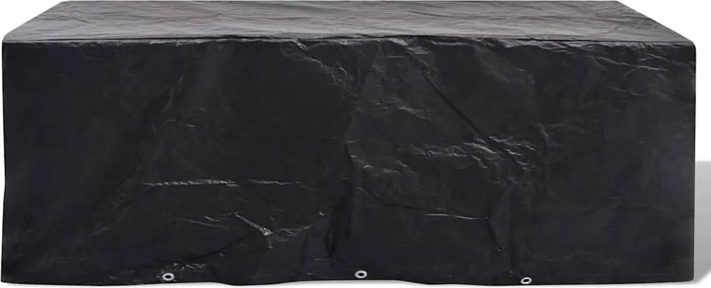 Plachty na zahradní nábytek 2 ks polyratan 10 oček 229 x 113 cm 279121