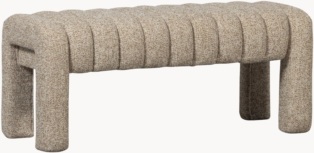 Čalouněná bouclé lavice Frex