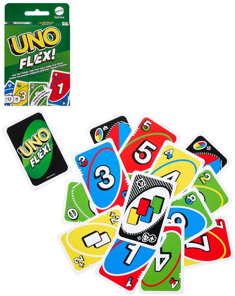 MATTEL Hra karetní Uno Flex! *SPOLEČENSKÉ HRY* 25hmy99
