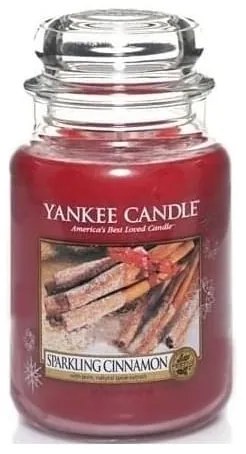 Vonná svíčka Yankee Candle Sparkling Cinnamon, velká