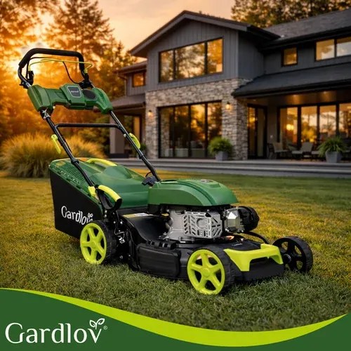 Benzínová sekačka DriveX PRO s pojezdem 196 cm³, 3,4 kW, 51 cm, 60 l koš